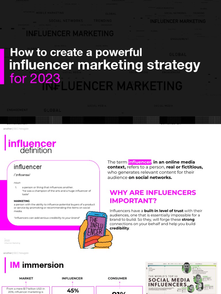 SEC Newgate - How To Create A Powerful Influencer MKT Strategy 2023 ...