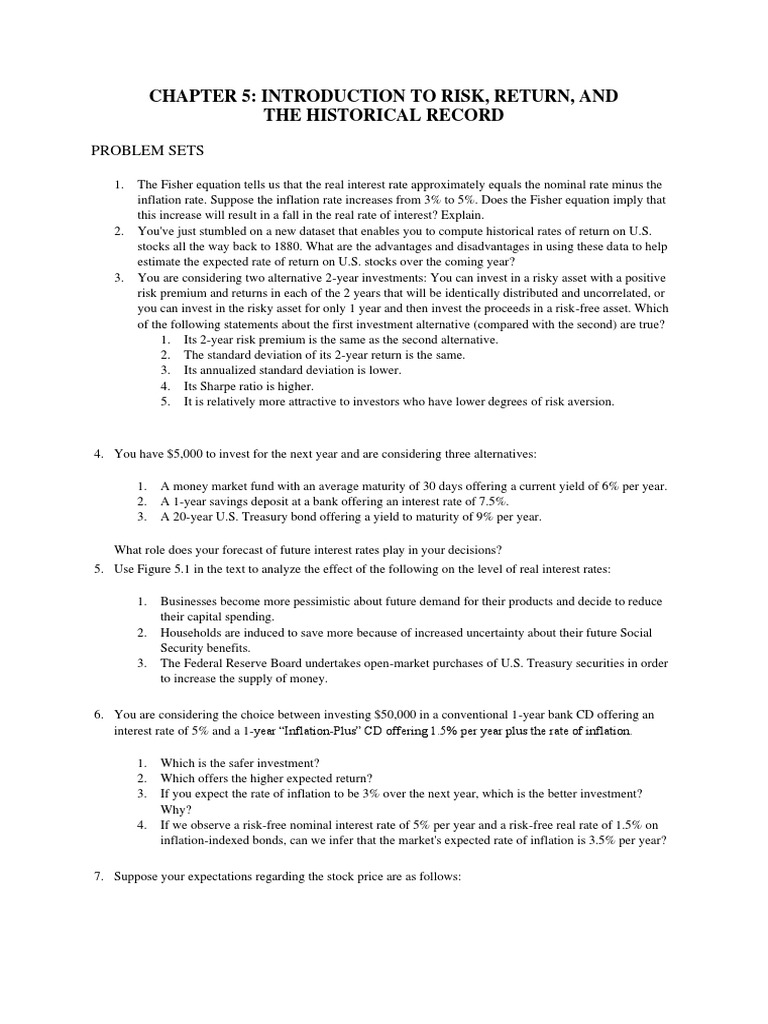 Exos - Enonces - CHAPTER 5 - 6 | PDF