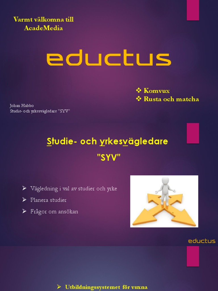 SFI Introduktion Eductus | PDF