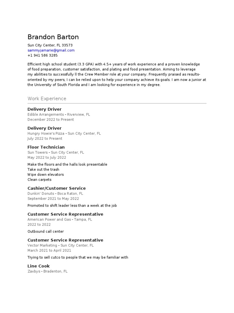 Brandon Barton | PDF