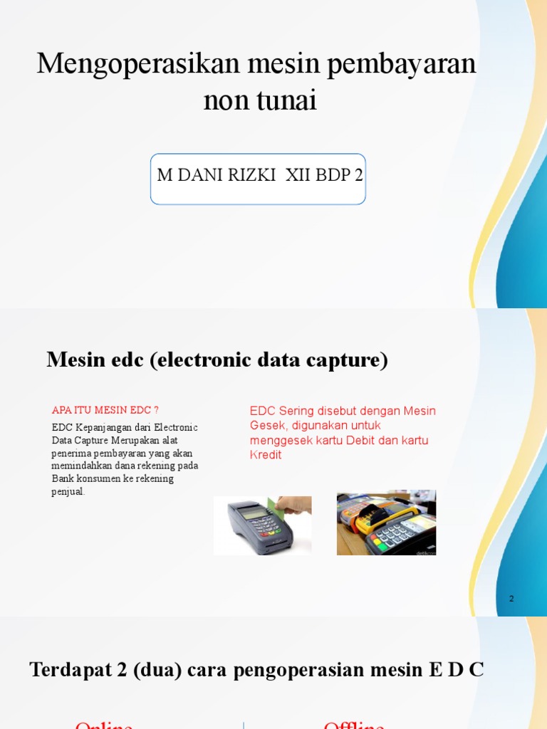 Mesin Edc | PDF