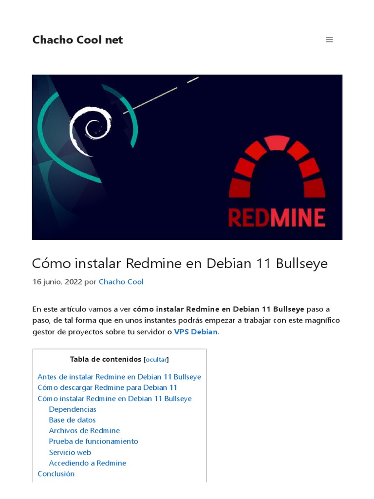 Instalar Redmine en Debian 11 | PDF