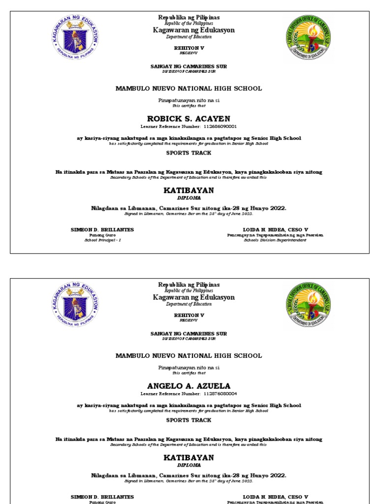 Diploma Layout | PDF