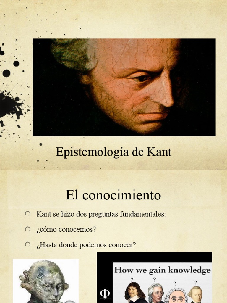 Epistemología de Kant | PDF | Immanuel Kant | A priori y a posteriori
