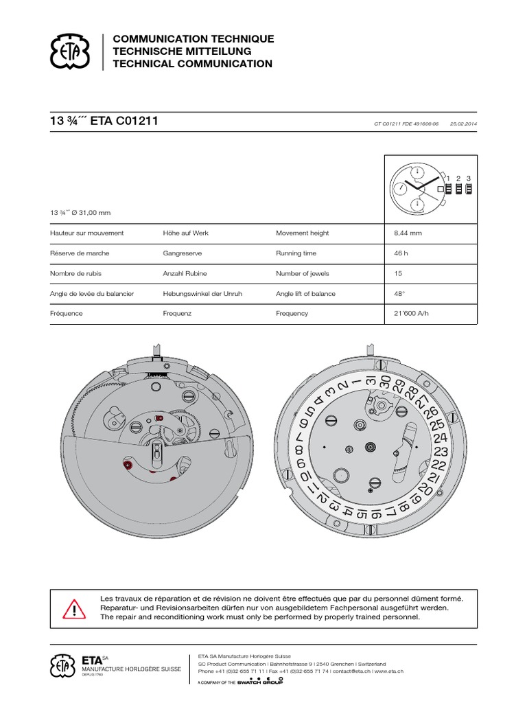 Eta C01.211 | PDF