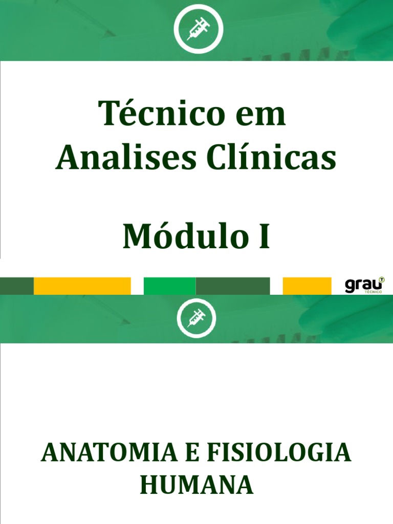 Análises Clínicas - Módulo I - Anatomia-Fisio Humana | PDF