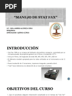 Manual Stat Fax 4500 | PDF | Fusible (Eléctrico) | Laboratorios