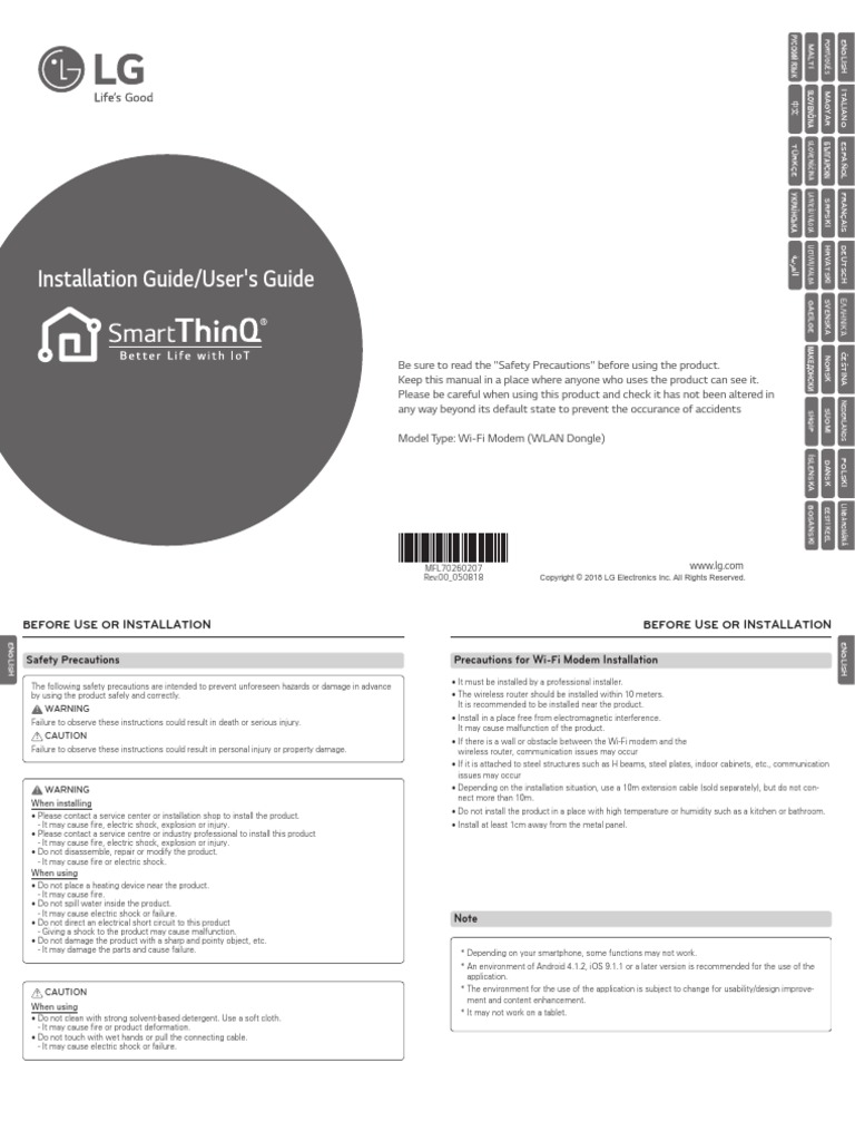 LG Wifi Modem | Download Free PDF | Electromagnetic Interference | Radio