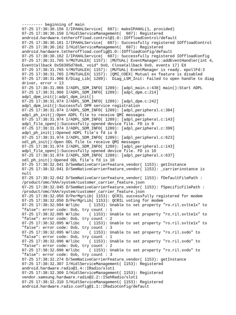 Logcat Prev Csc Log Pdf Java Programming Language Android Operating System 2685