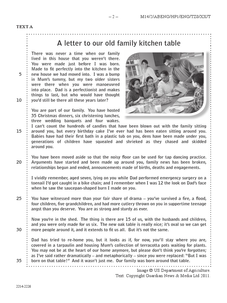 English - B - Paper - 1 - Text - Booklet | PDF