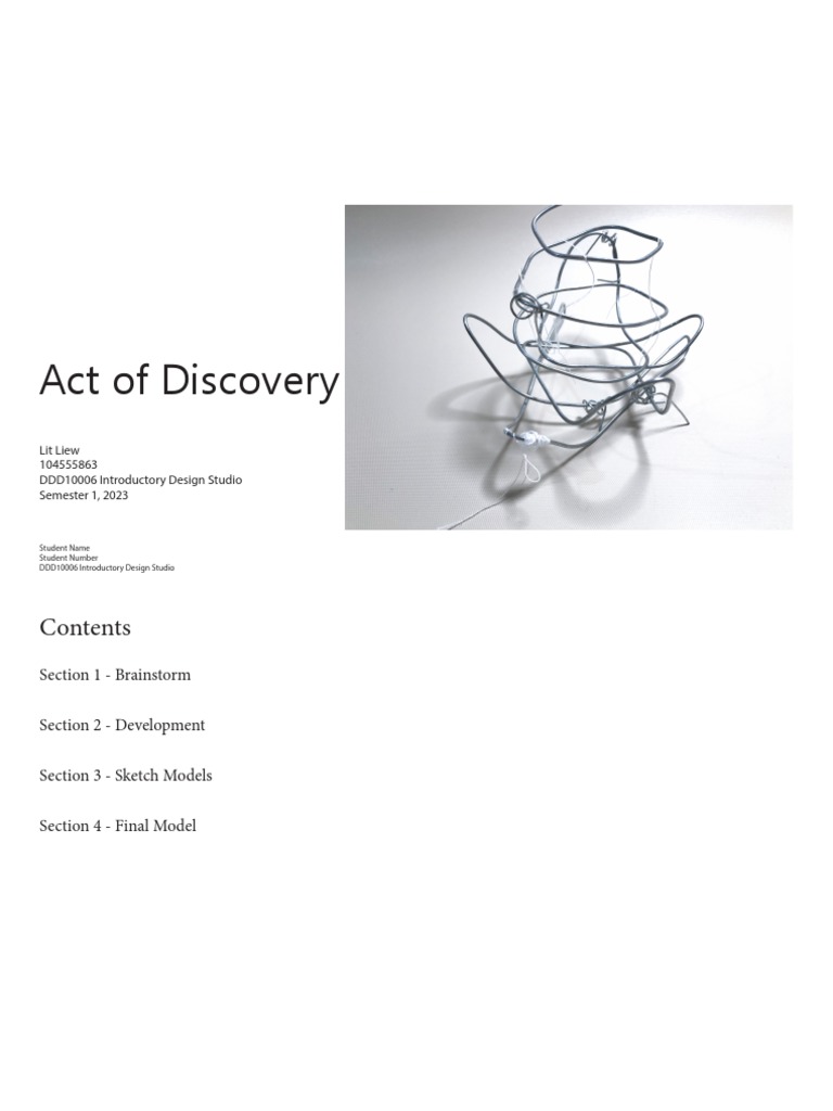Act of Discovery | PDF