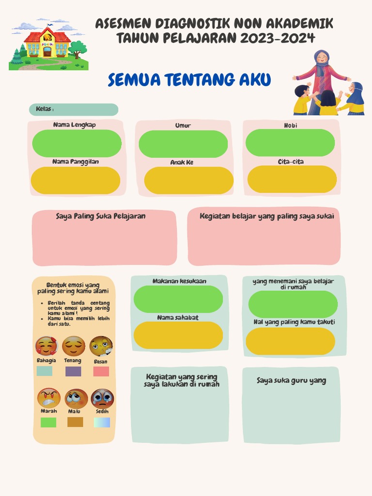 Asesmen Diagnostik Non Kognitif Model 5 | PDF