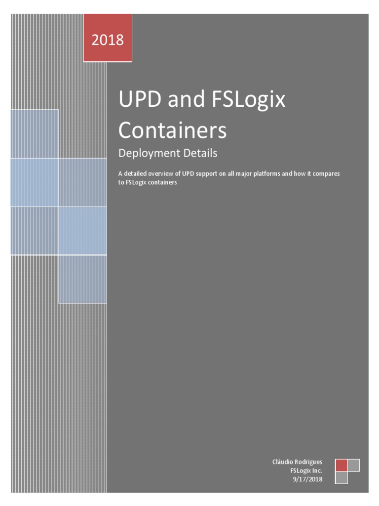 FSLogix UPD and FSLogix Containers | Download Free PDF | Windows Registry | Remote Desktop Services