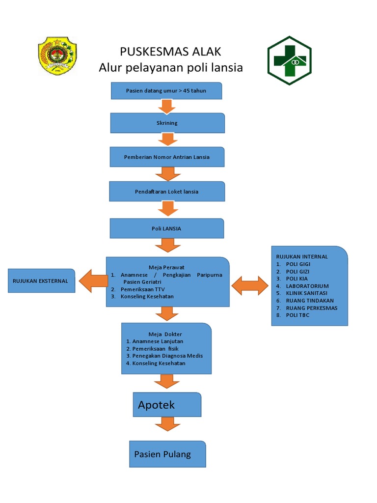 Alur Pelayanan Poli Lansia di Puskesmas | PDF