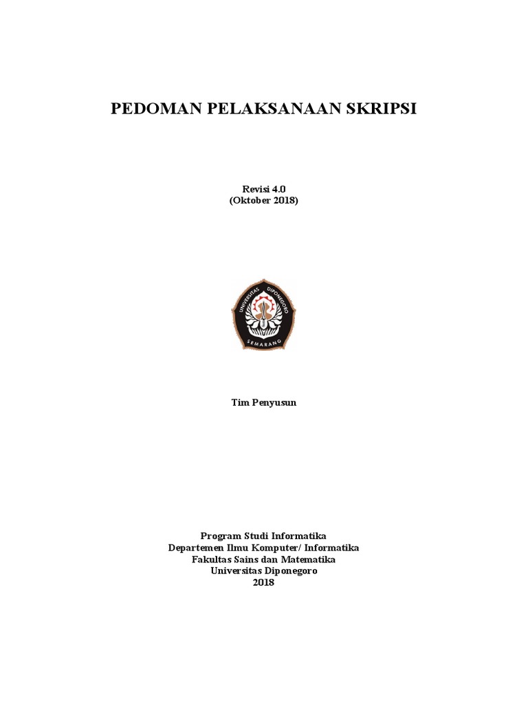 Pedoman Skripsi | PDF | Seni