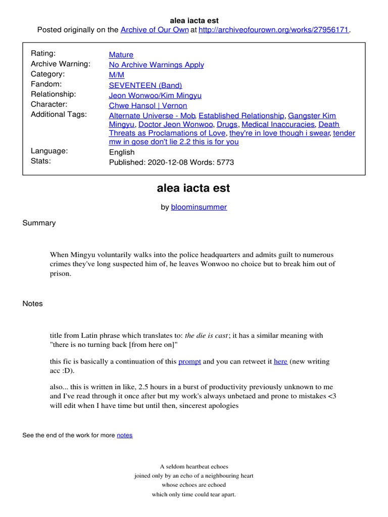 Alea Iacta Est | PDF