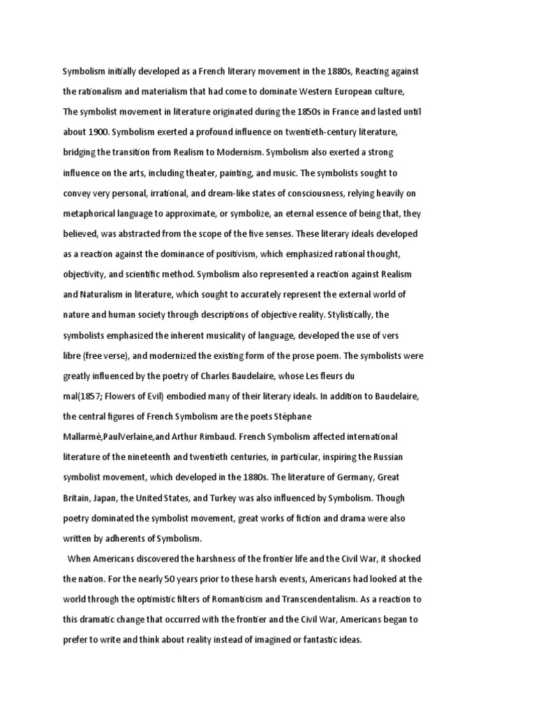 Symbolism | PDF | Classics