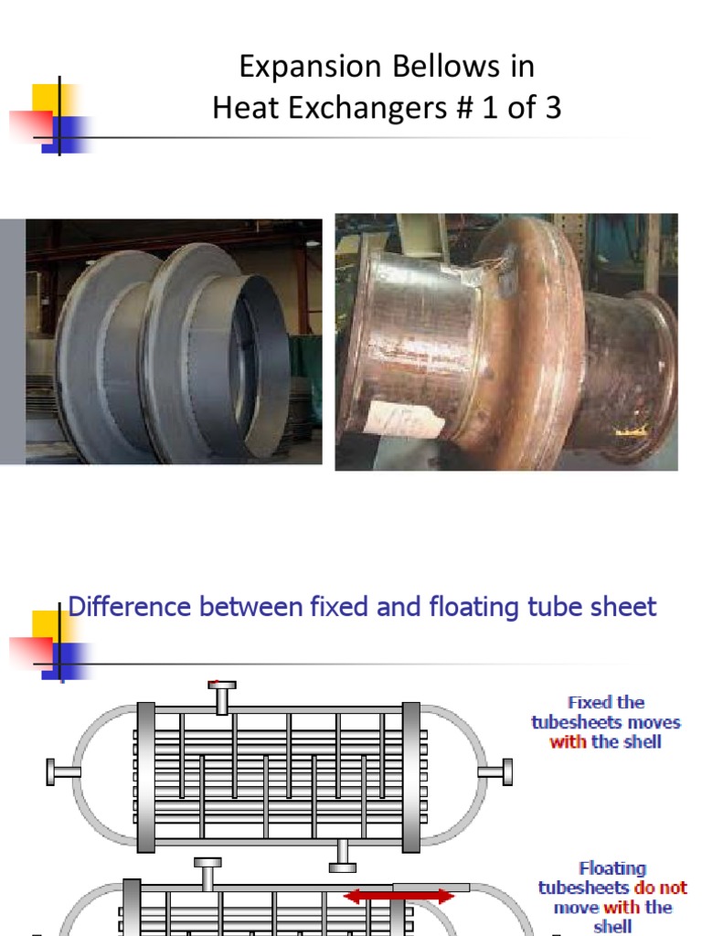 Bellows For Shell and Tube Heat Exchangers | PDF | Pipe (Fluid ...