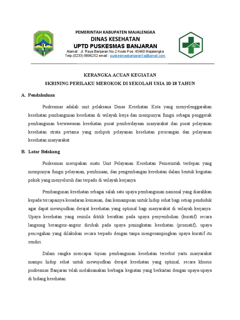 Kak Skrining Merokok | PDF