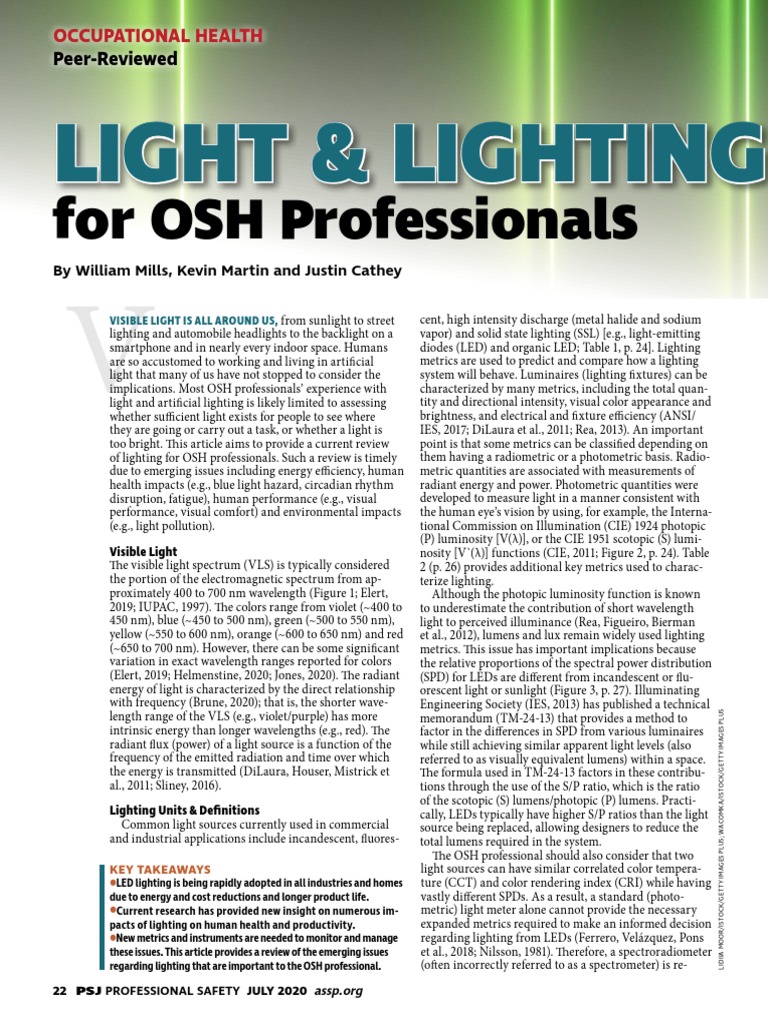 Light and Lighting | PDF | Lighting | Electrodynamics