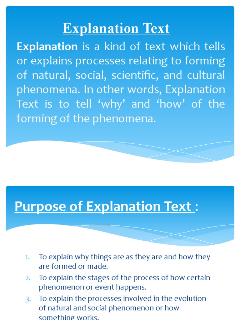 Explanation Text | PDF