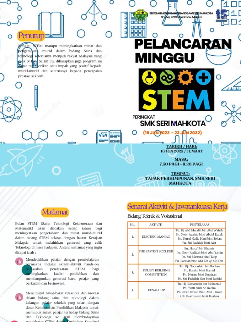 Bulan Stem 2023 | PDF