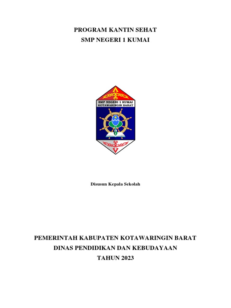 Program Kerja Kantin Sehat SMPN 1 Kumai | PDF