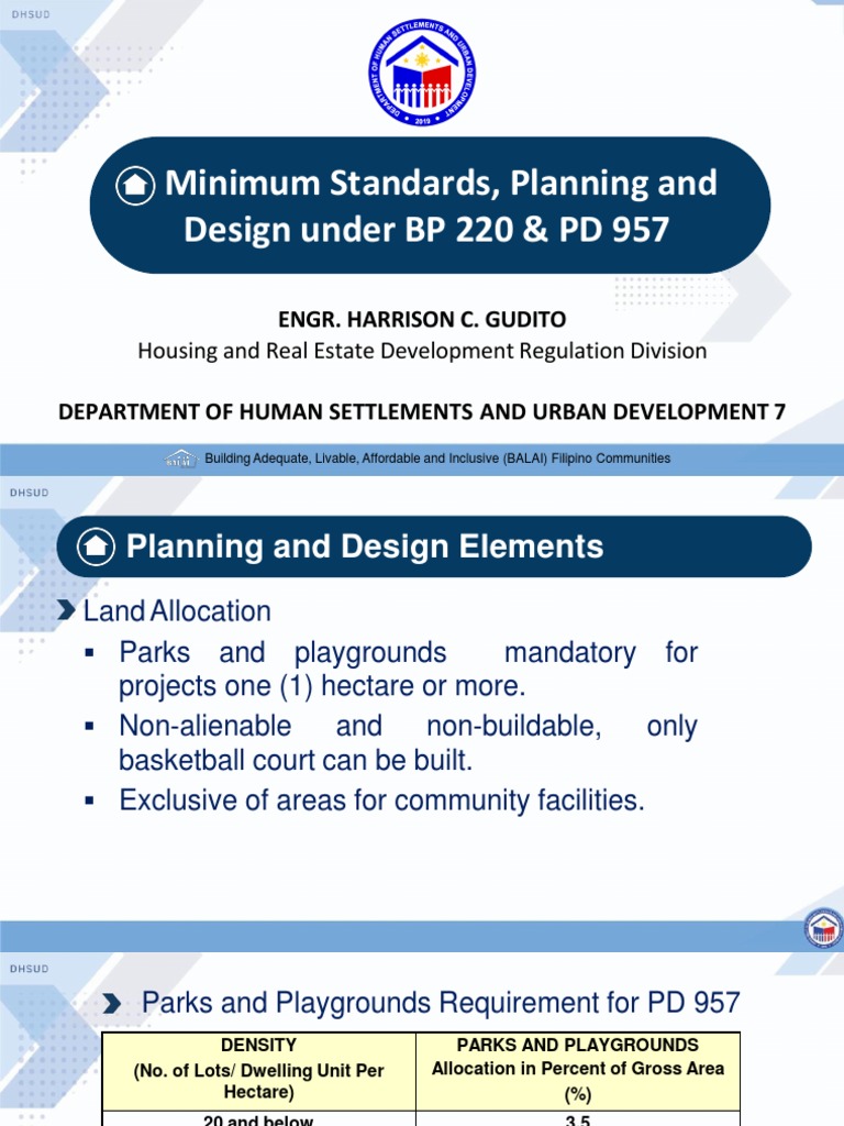 2022 Subdivision BP 220 and PD 957 Lecture (2) FINAL | PDF | Mortgage ...