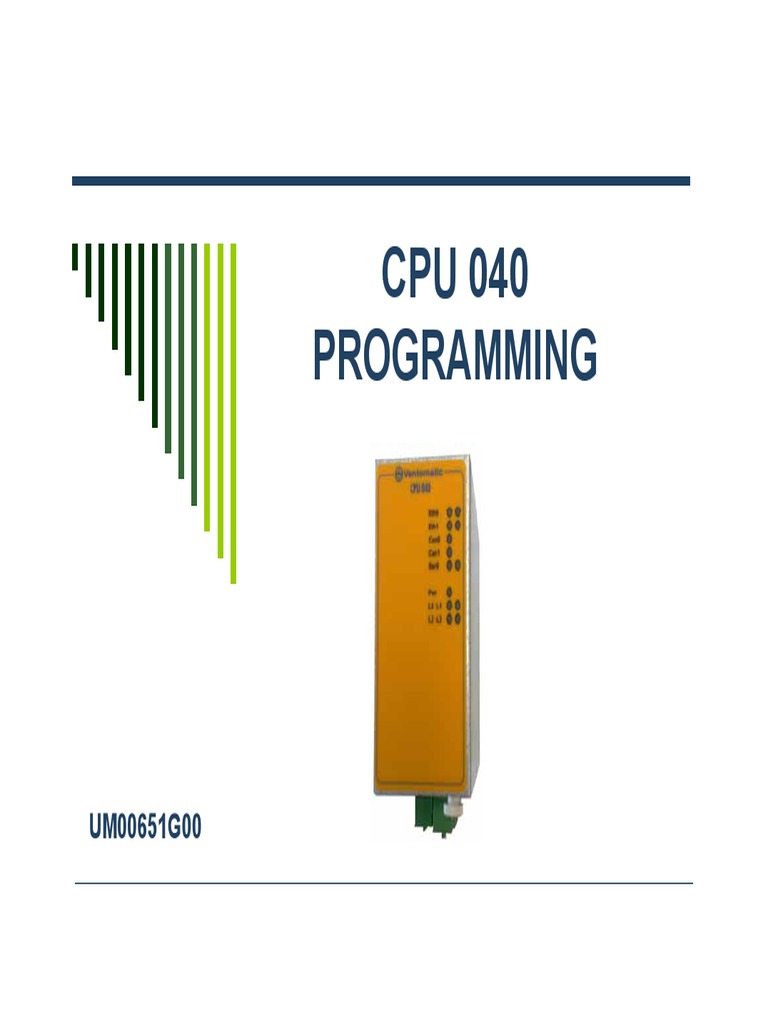 UM00651G00 - CPU 040 Programming | PDF