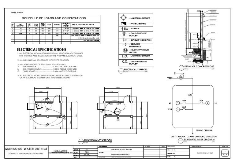 Sapang E1 | PDF | Electrical Wiring | Building Technology