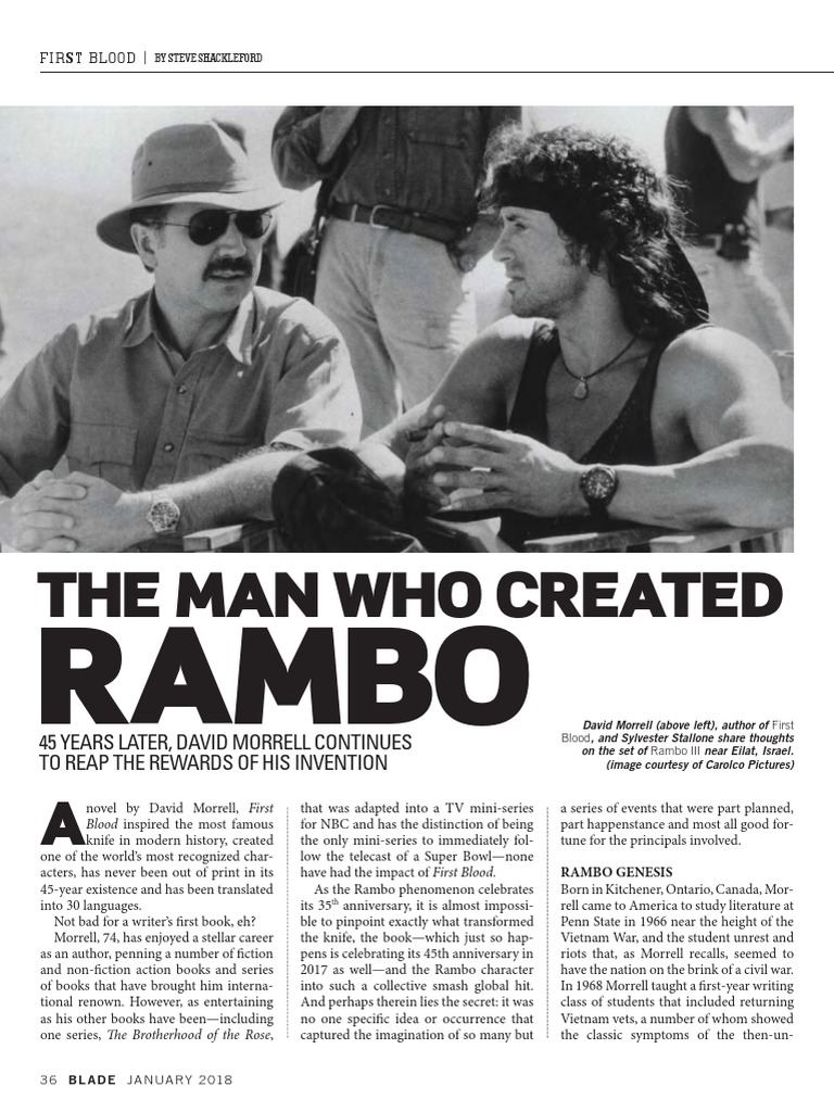 The Man Who Created Rambo | PDF