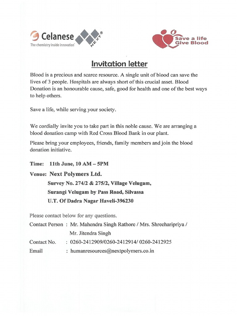 Invitation Letter | PDF