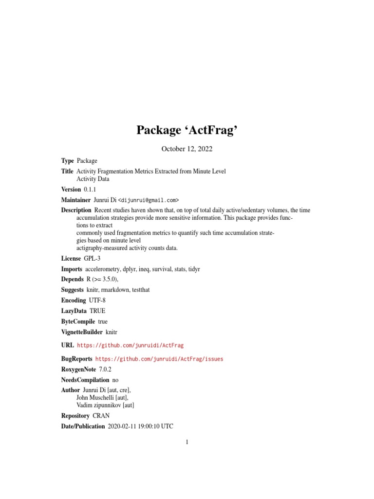 Act Frag | PDF | Sequence | Data