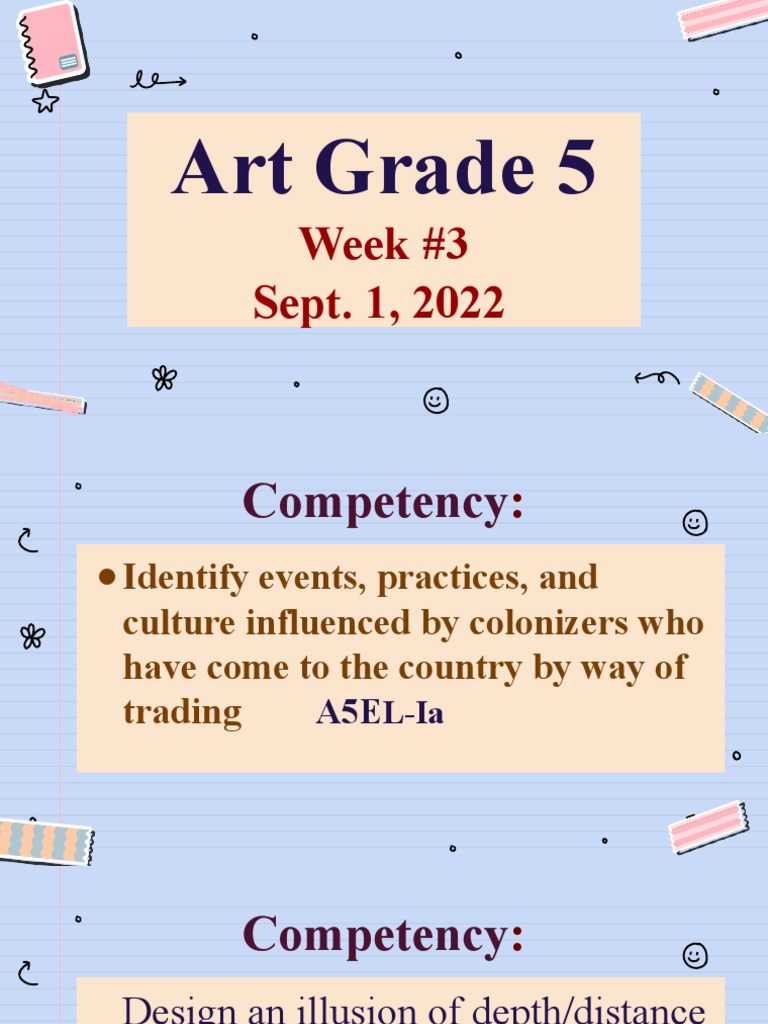 Art Grade 5 Q1 Week 3 Sept. 1 | Download Free PDF | Drawing | 3 D Computer Graphics