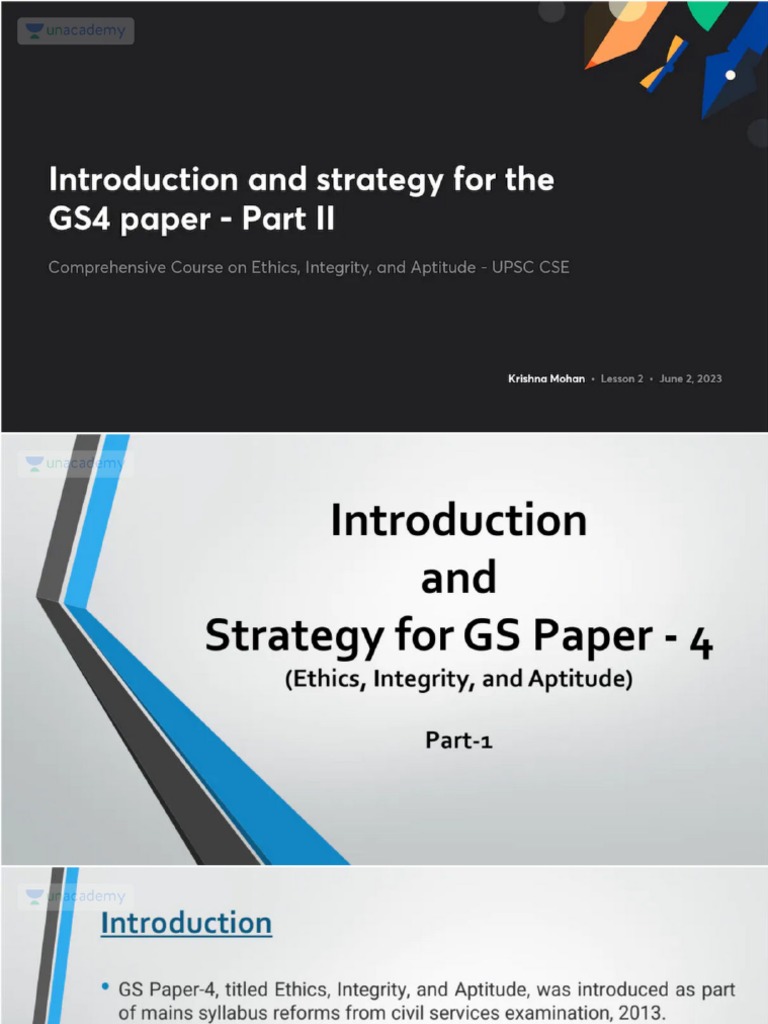 Introduction and Strategy For The GS4 Paper Part II No Anno | PDF