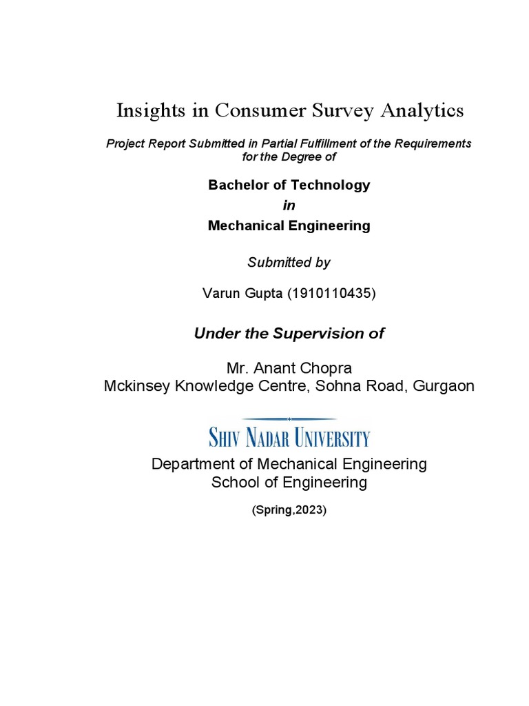 Vg End Term Report Pdf Spss Cluster Analysis