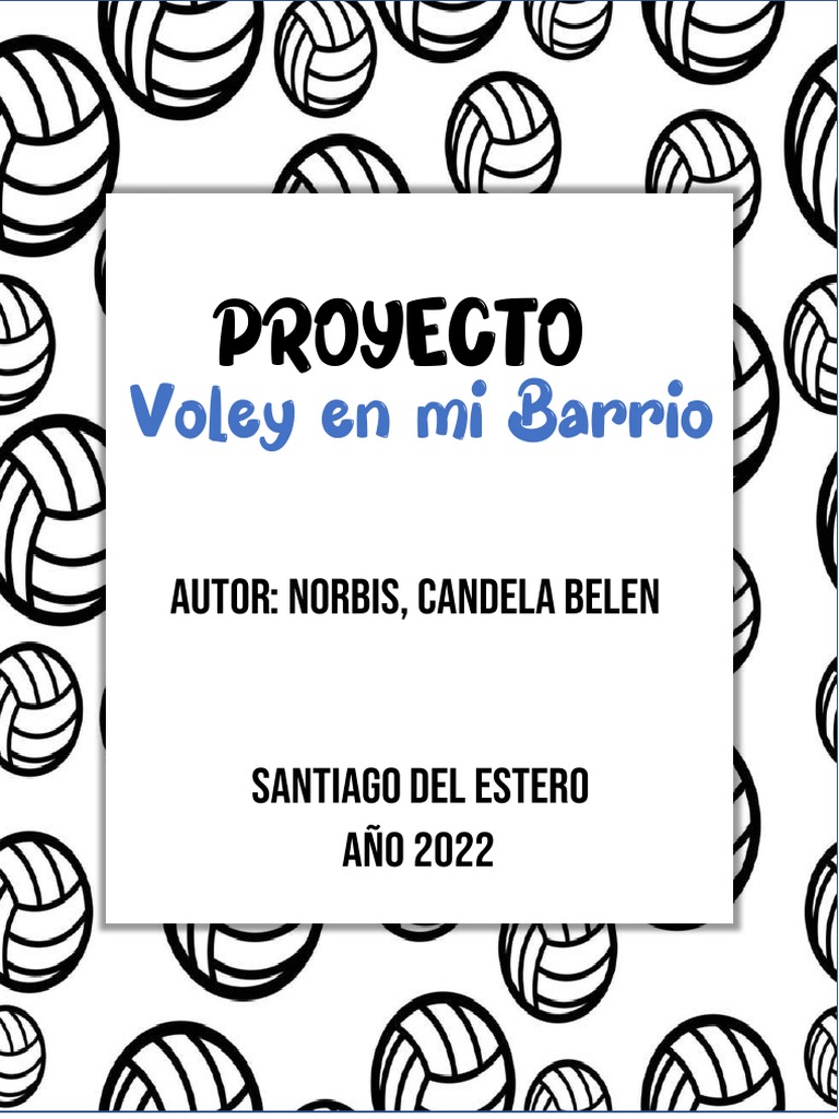Proyecto de Voleibol | PDF | Vóleibol | Deportes