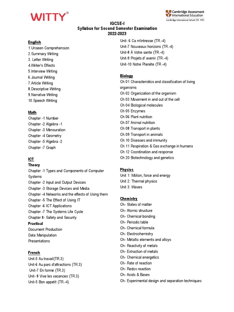 Igcse I 1 Pdf Chemical Reactions Metals