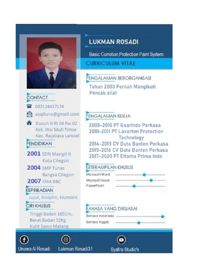 CV Lukman Rosadi | PDF