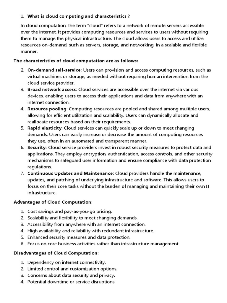 Explain The Cloud Components With A Suitable Diagram | PDF | Cloud ...