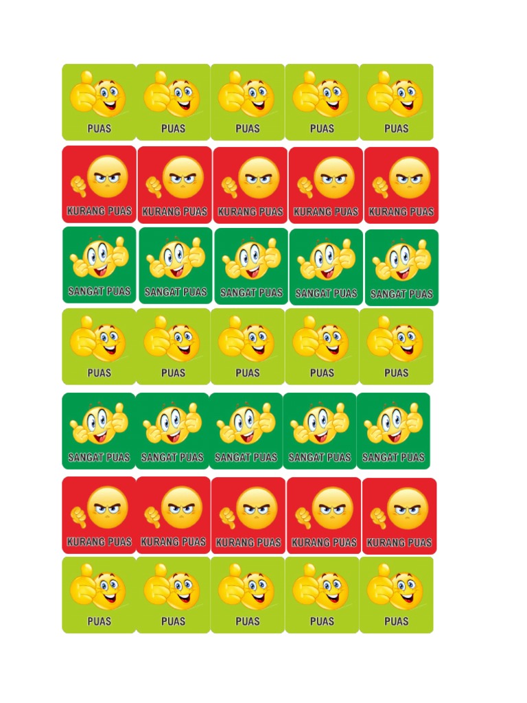 Stiker Kepuasan Pasien | PDF