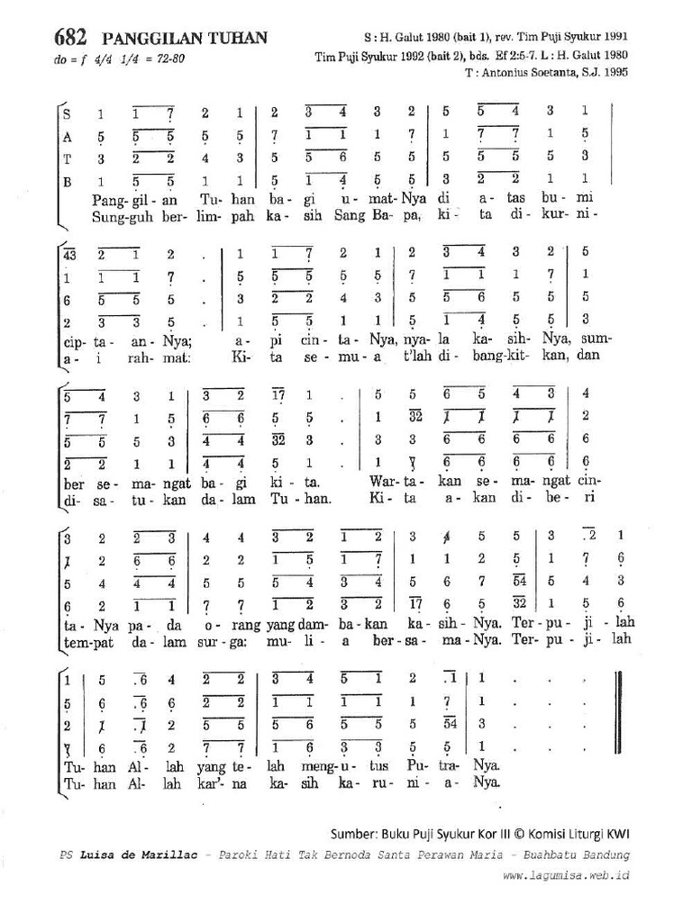 Panggilan Tuhan PS 682 | PDF