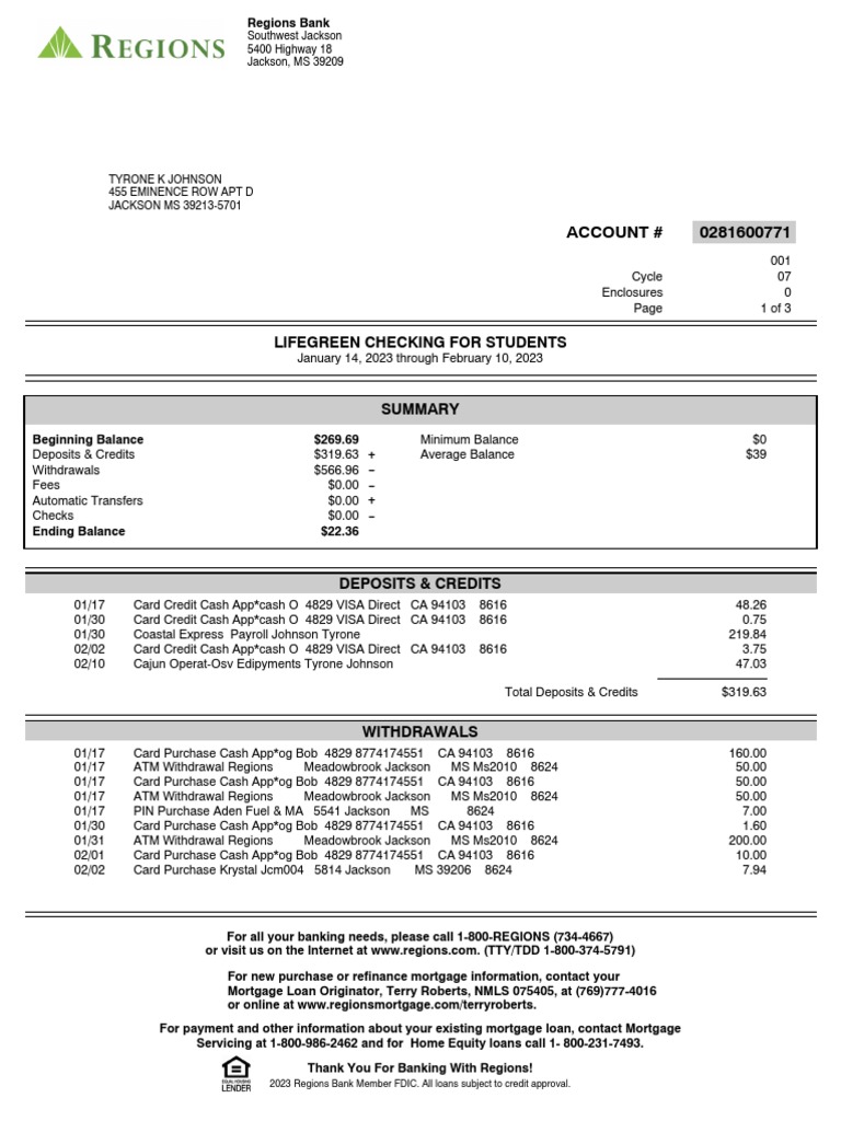 Checkingstatement - 02 10 2023 | PDF | Banks | Cheque
