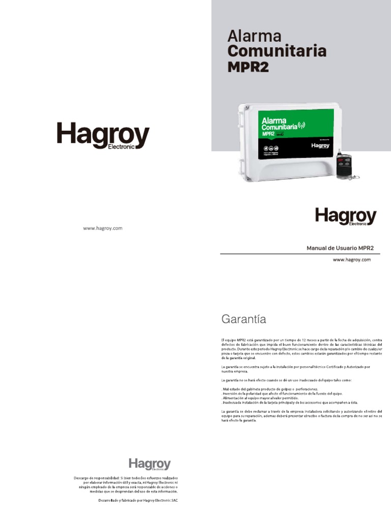 Manual MPR2 | PDF