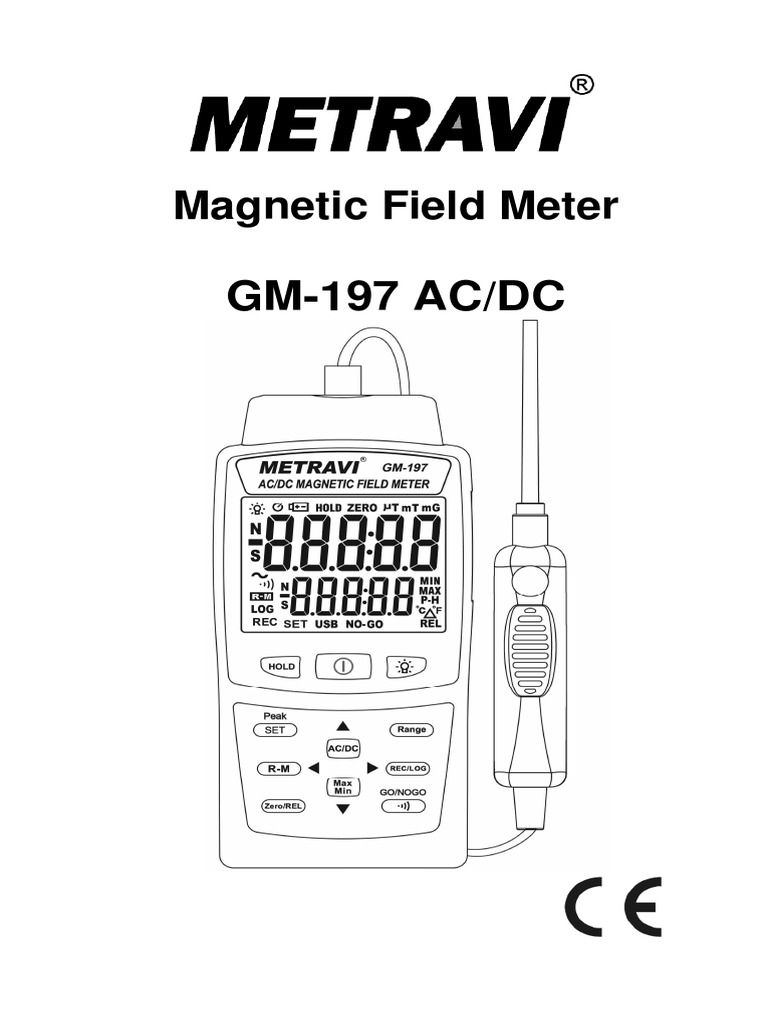 Metravi GM-197 Gauss Meter User Manual | Download Free PDF | Personal ...