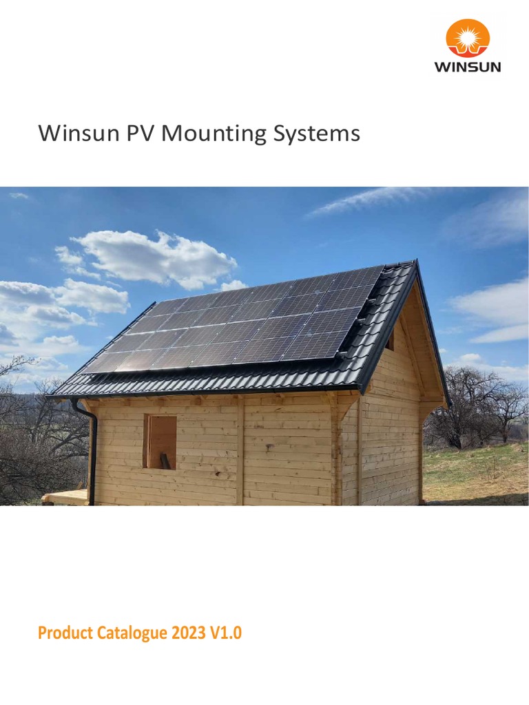 Winsun Product Catalogue 2023 V1.0 | PDF | Roof | Screw