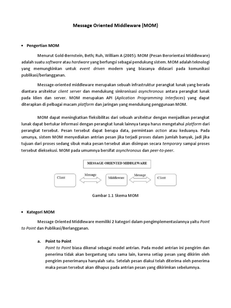 M7 - M8 - Message Oriented Middleware | PDF M7 - M8 - Message Oriented Middleware | PDF
