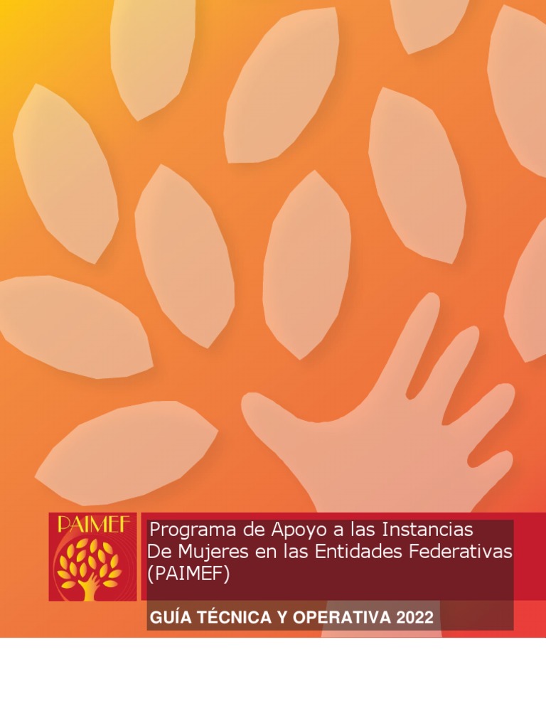 Guía Operativa PAIMEF 2022 | PDF