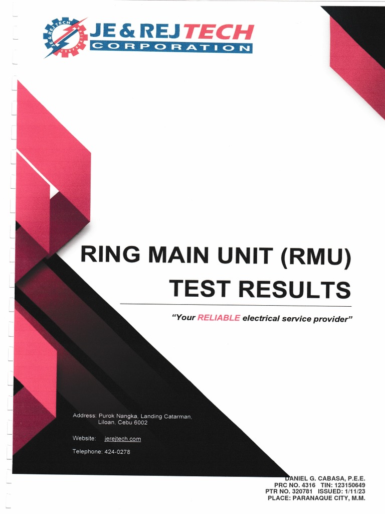MVSG Test Reports | PDF