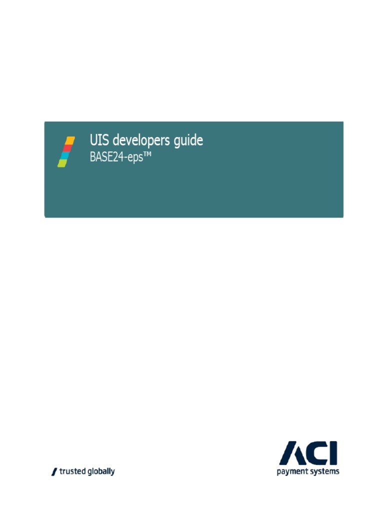 BASE24-eps - UIS developers guide | PDF | Databases | Xml Schema